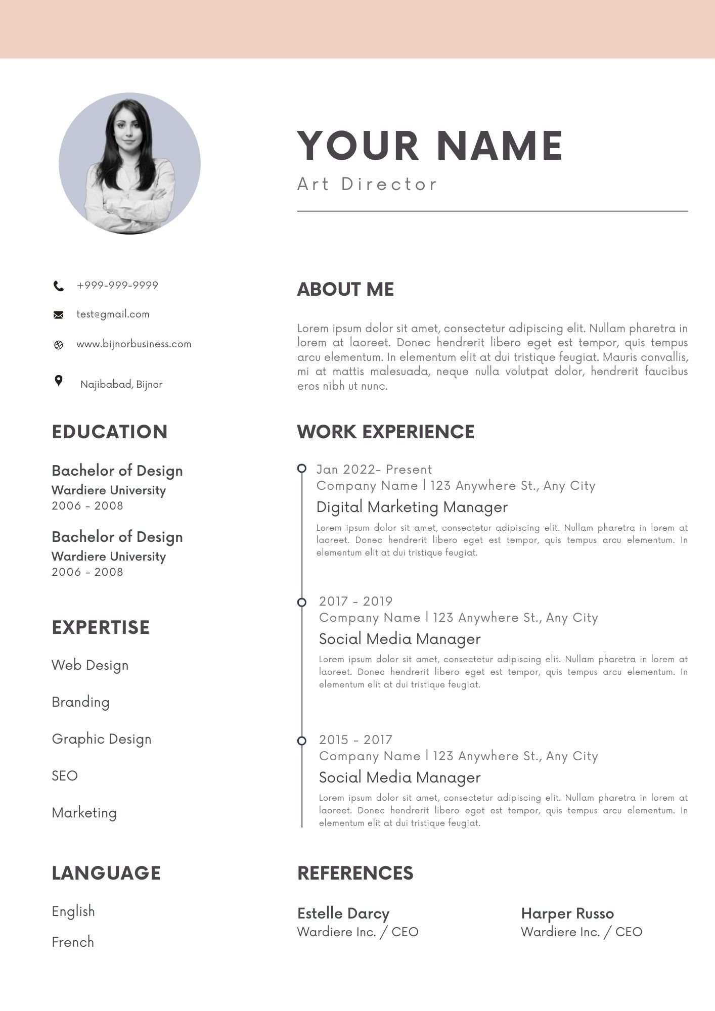 Resume Format Download In Word Resume Format Download In Word